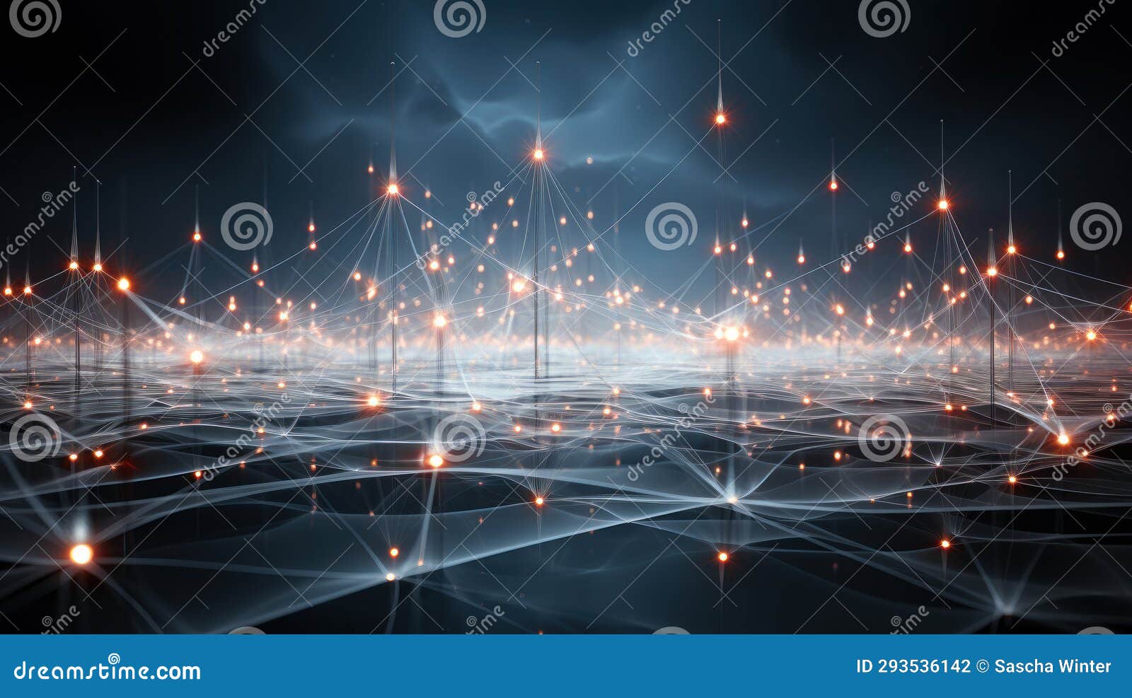Quantum Nexus: Exploring the Multiverse S Intricate Web Stock Photo ...