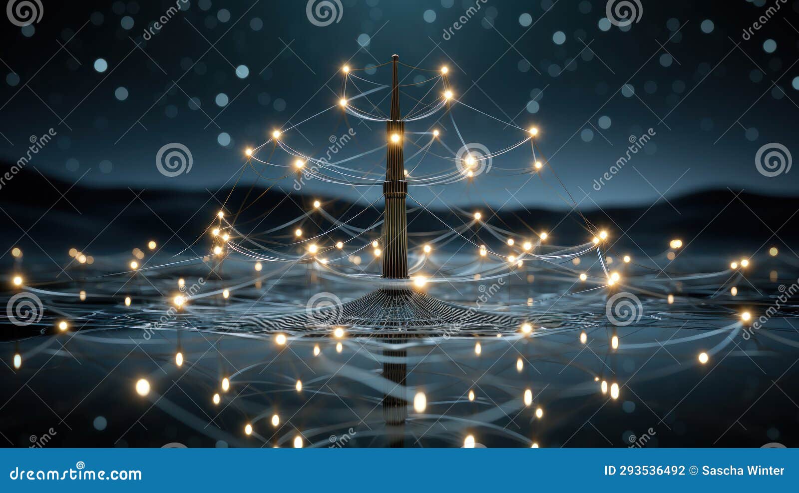 Quantum Nexus: Exploring the Multiverse S Intricate Web Stock Photo ...