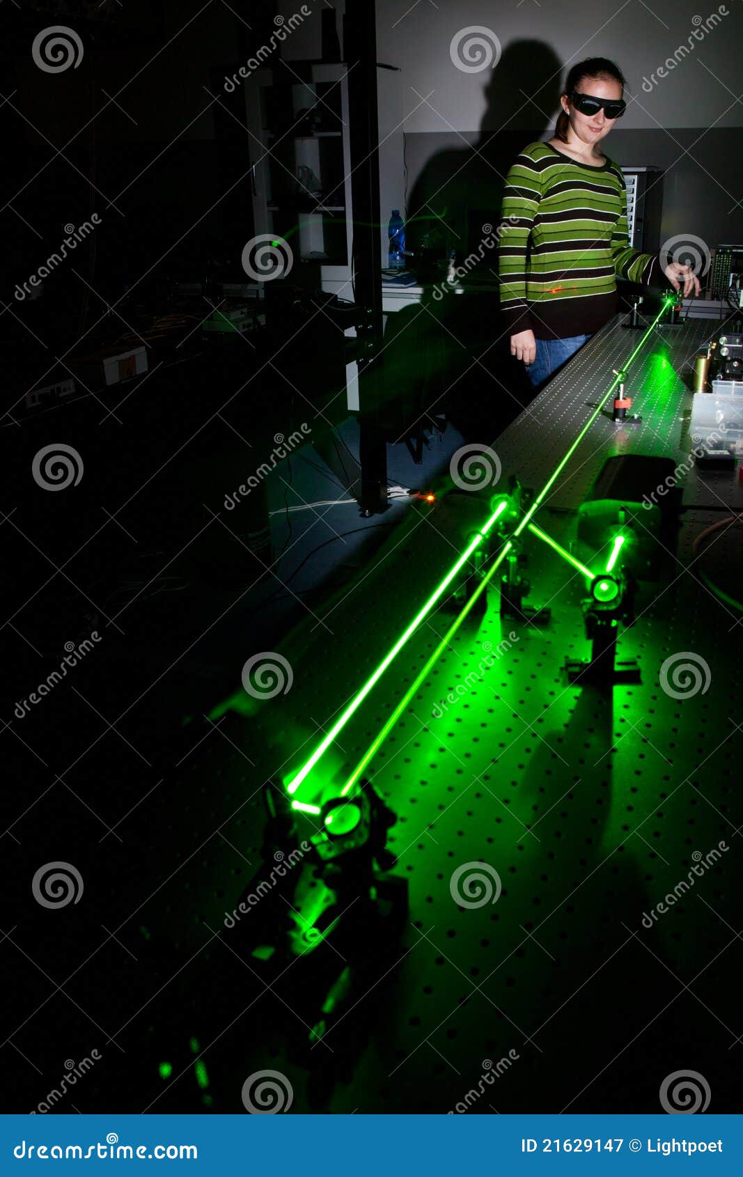 In a quantum optics lab stock image. Image of experimant - 21629147