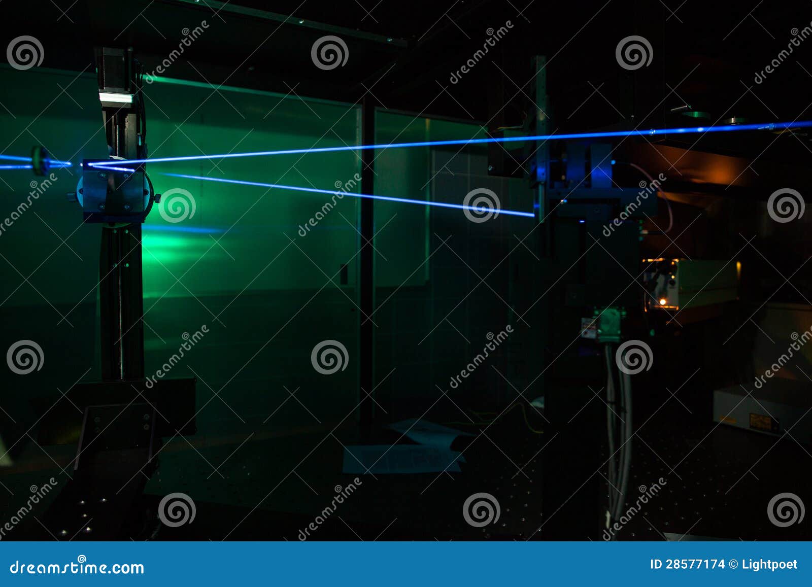 In a quantum optics lab stock photo. Image of applied - 28577174