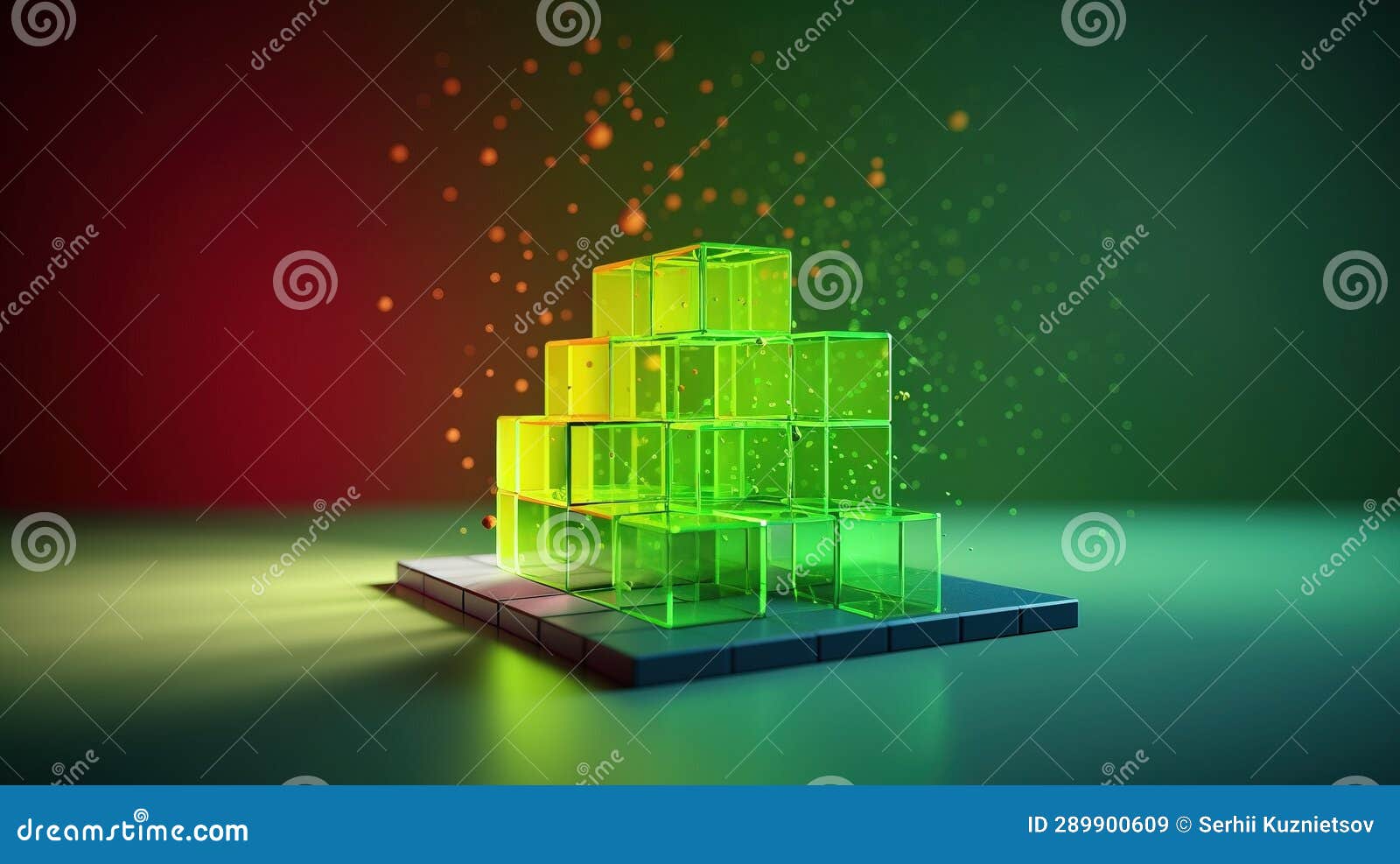 Quantum Optics, Modern Physics Laser Beam Scientific Concept. AI ...