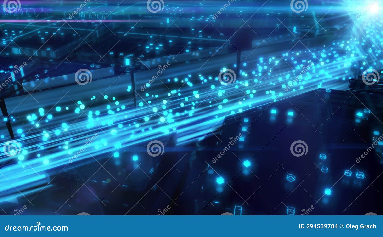 Quantum Particles Moving Inside Neural Engine of the Artificial ...