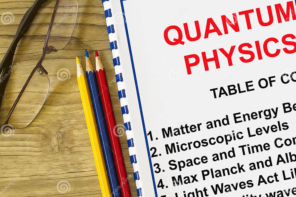 Quantum Physics Definition Concept Stock Photo - Image of education ...