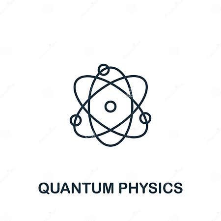 Quantum Physics Icon from Science Collection. Simple Line Element ...