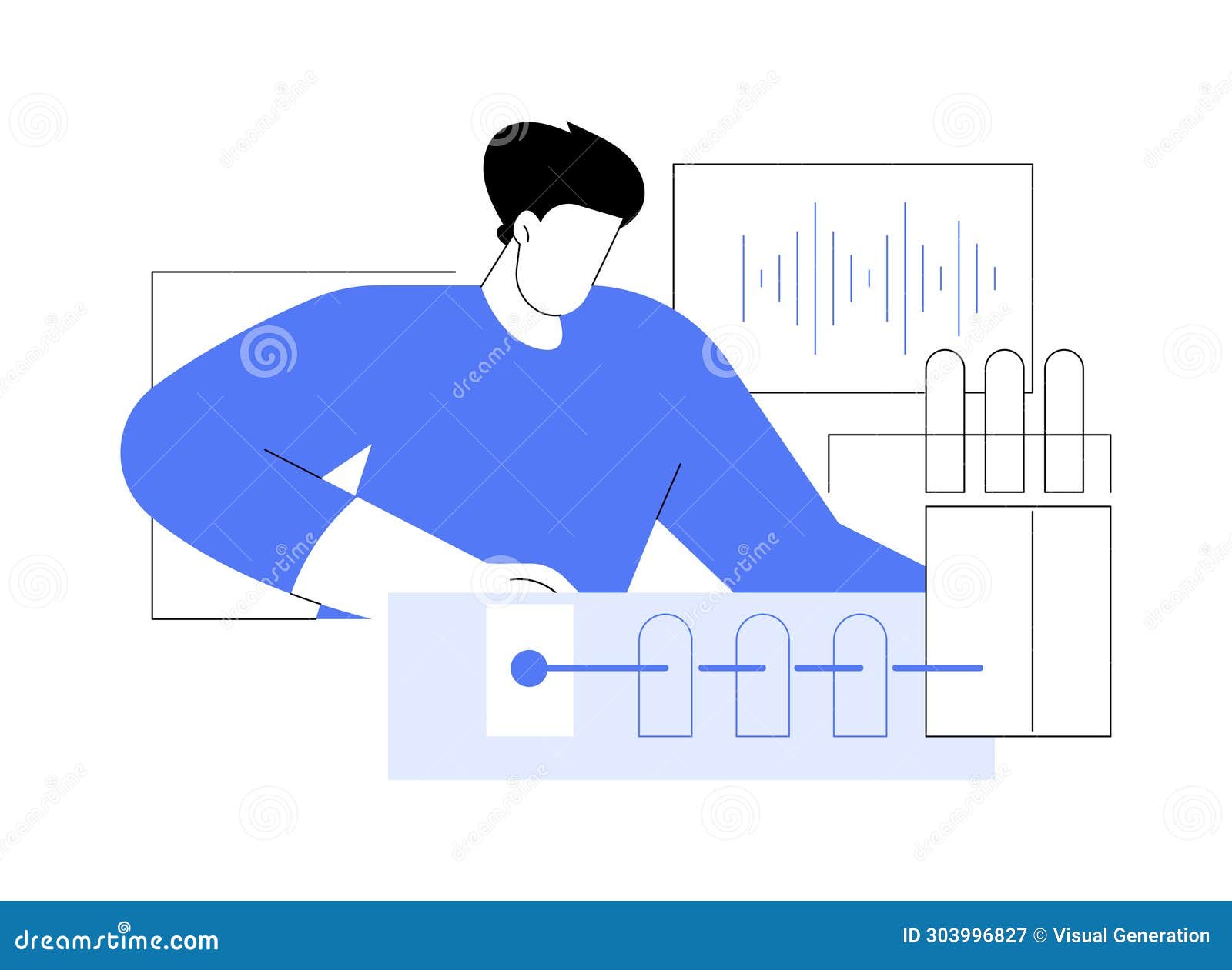 Quantum Physics Isolated Cartoon Vector Illustrations. Stock Vector ...