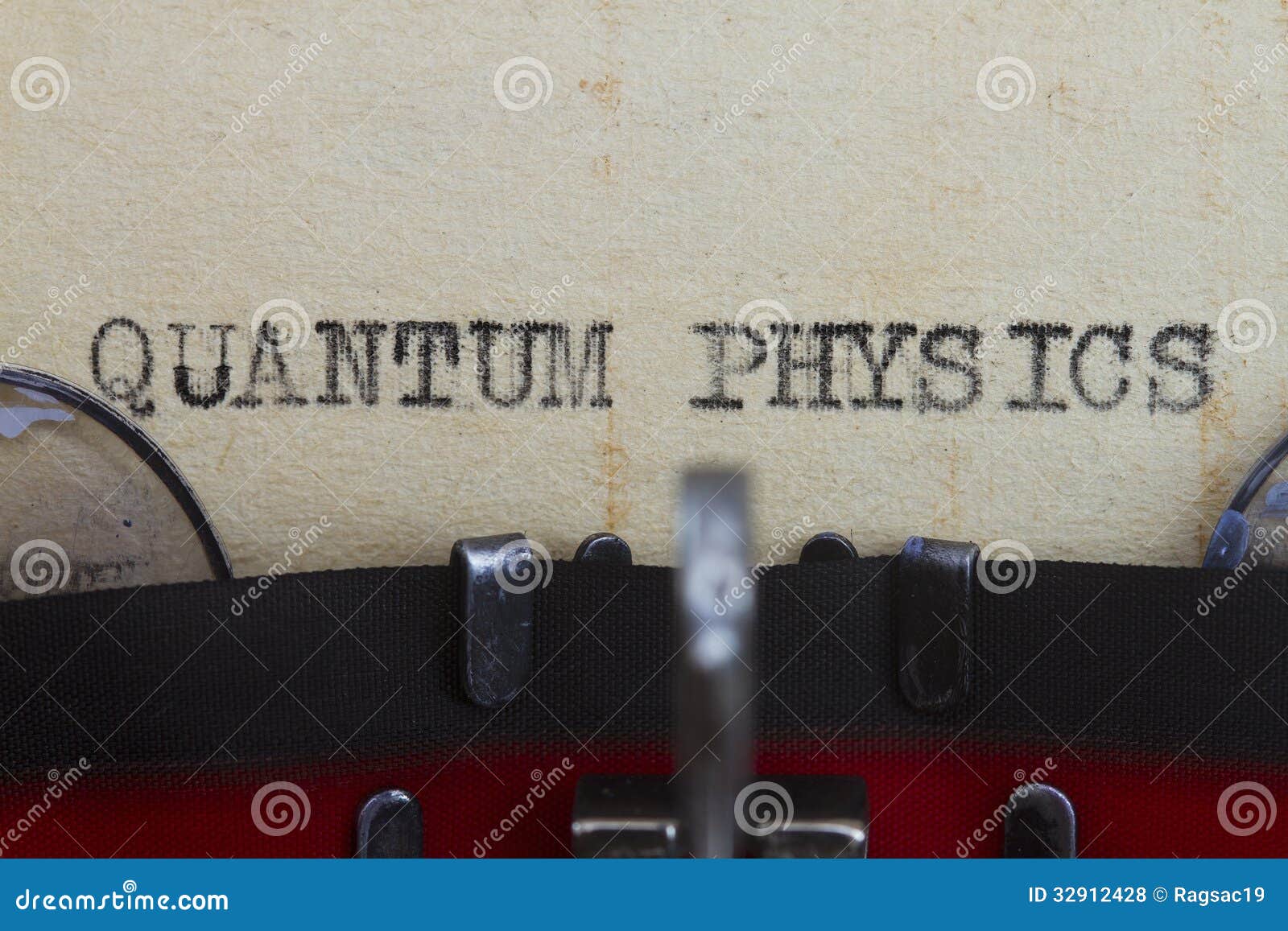 Quantum Word In Glass With Yellow Caustics Light Effect Royalty-Free ...