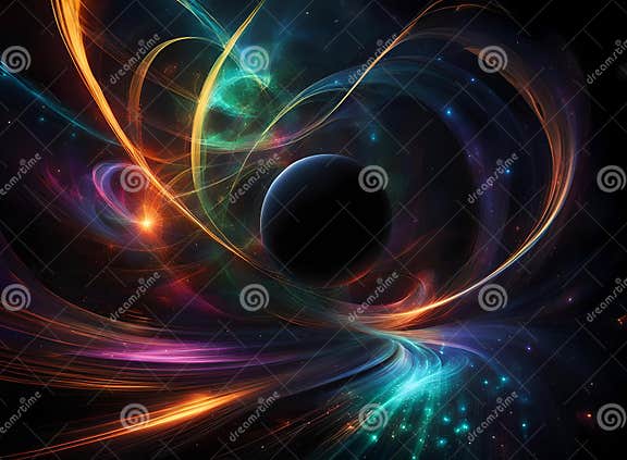 Quantum Physics through Visual Expression Stock Illustration ...