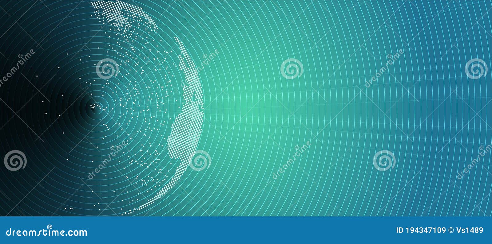 Quantum Processing. Deep Learning Artificial Intelligence Stock Vector ...