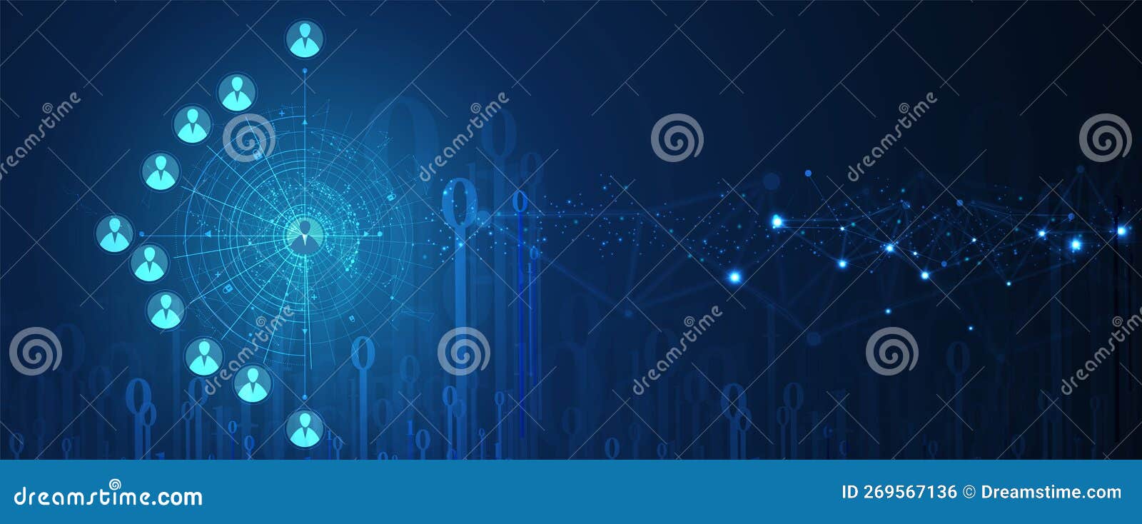 Quantum Processing. Deep Learning Artificial Intelligence. Future New ...