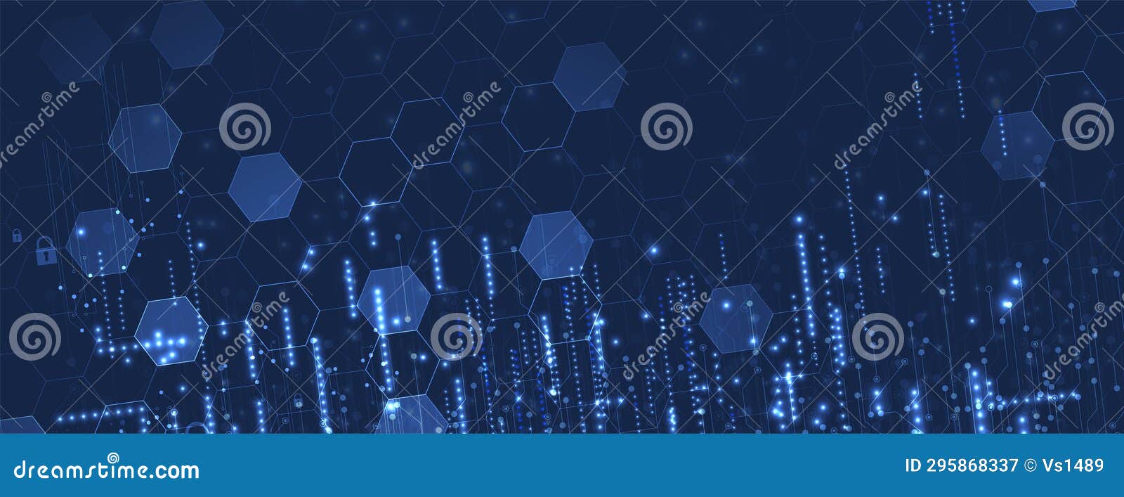 Quantum Processing. Deep Learning Artificial Intelligence. Future New ...