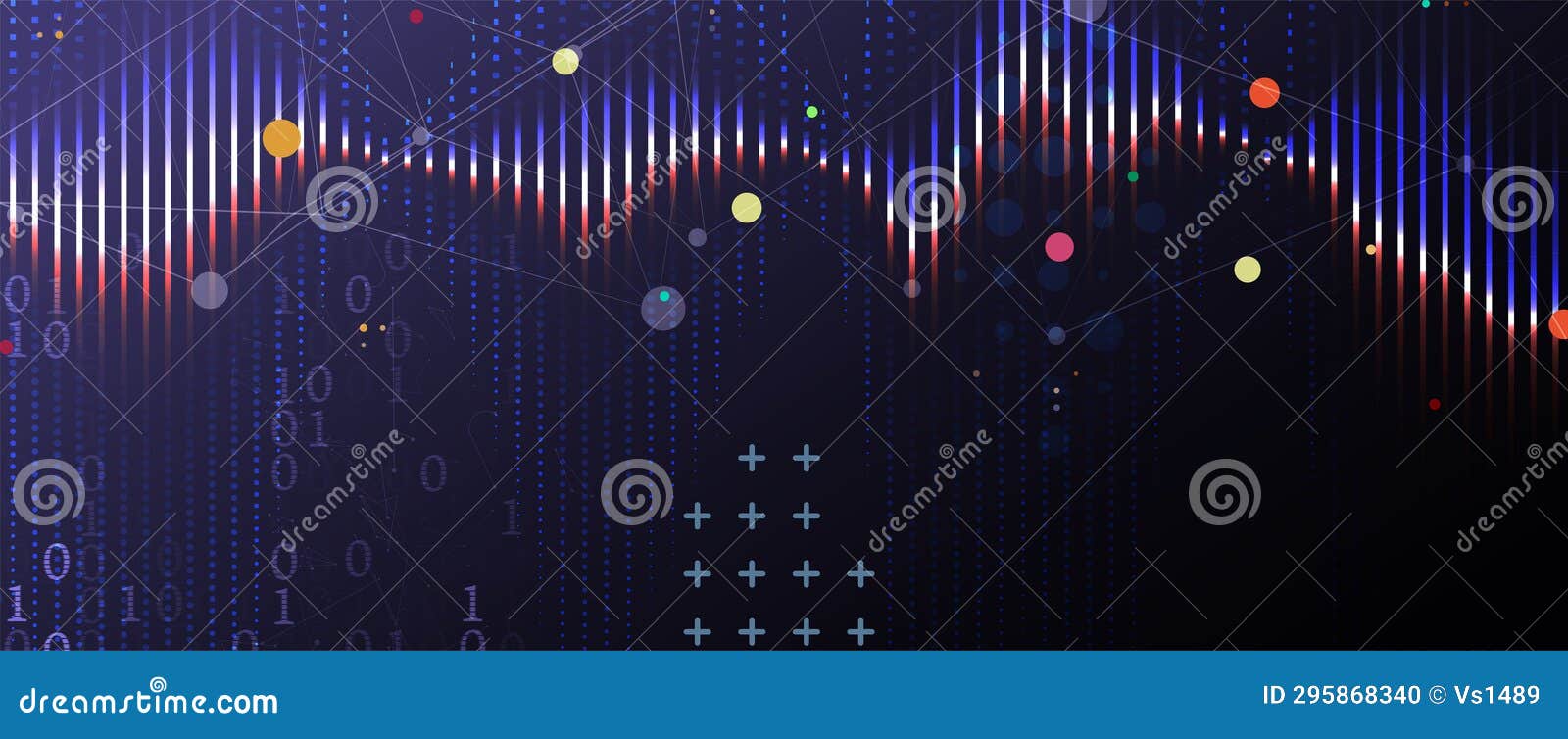 Quantum Processing. Deep Learning Artificial Intelligence. Future New ...