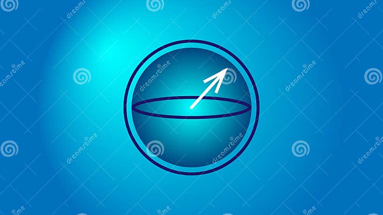 Quantum Qubit in Superposition State, Bloch Sphere, Visualisation of ...