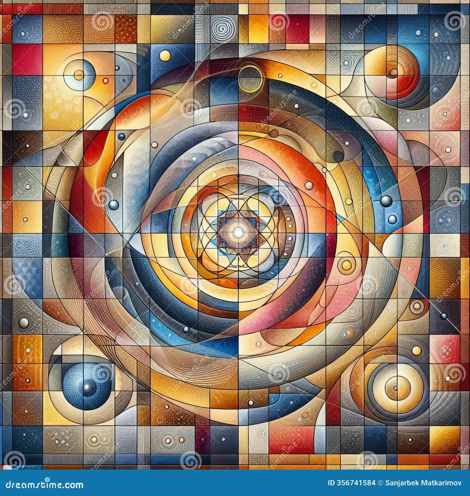Quantum Quilt Designs Inspired by Quantum Physics with Abstract Stock ...