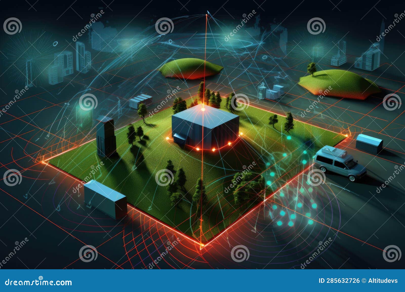 Quantum Radar Mechanism Blueprint On Desk Royalty-Free Stock Image ...