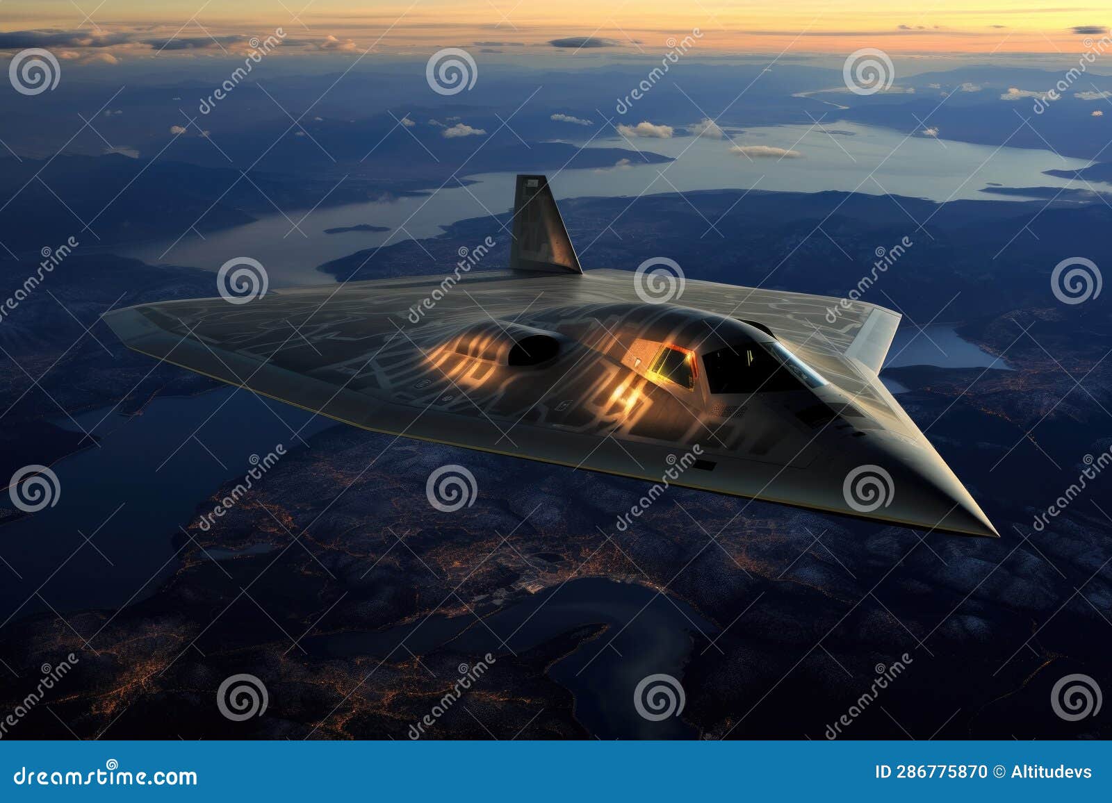 Quantum Radar Detection of Stealth Aircraft Stock Photo - Image of ...