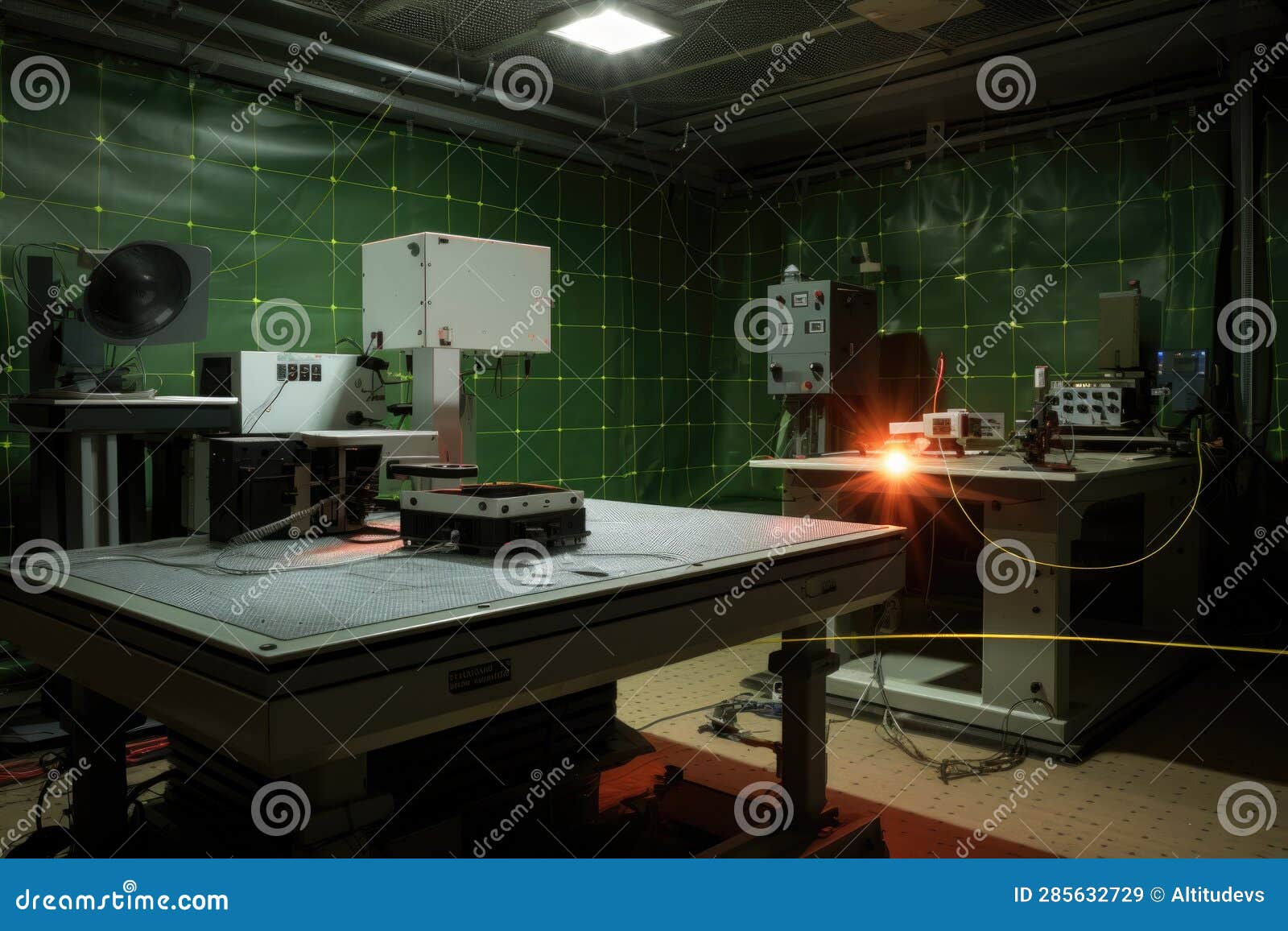 Quantum Radar System in a Secure Laboratory Stock Image - Image of ...