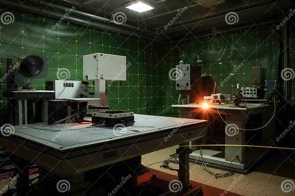 Quantum Radar System in a Secure Laboratory Stock Image - Image of ...