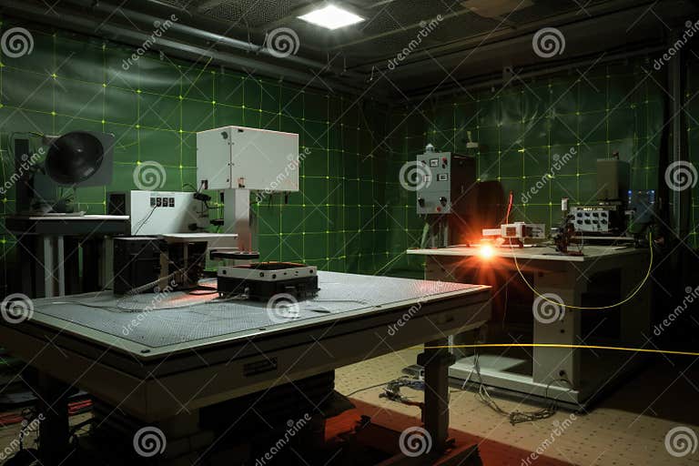 Quantum Radar System in a Secure Laboratory Stock Image - Image of ...