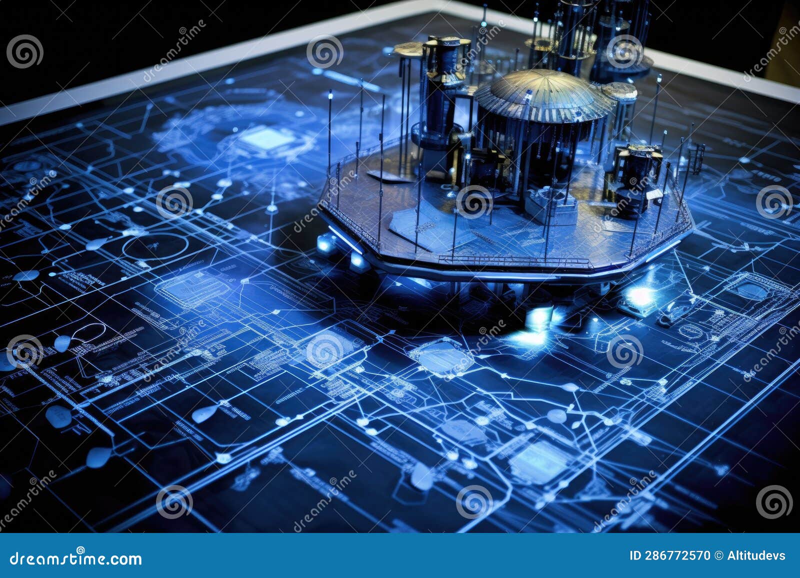 Quantum Radar Technology Blueprint and Schematics Stock Illustration ... Quantum Radar Technology Blueprint and Schematics Stock Illustration ...