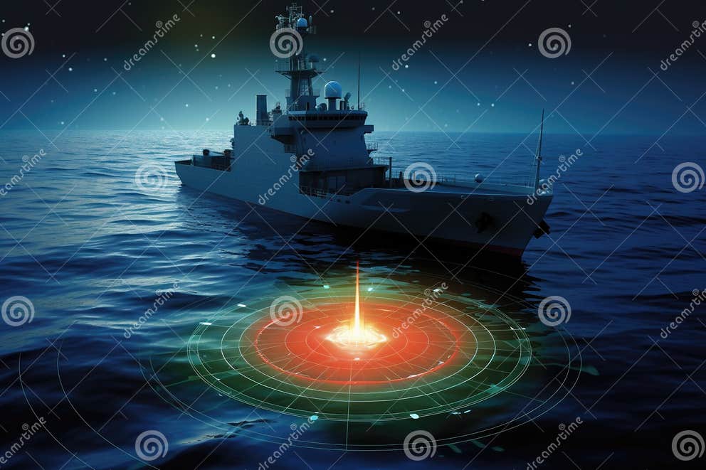 Quantum Radar Technology for Maritime Applications Stock Image - Image ...