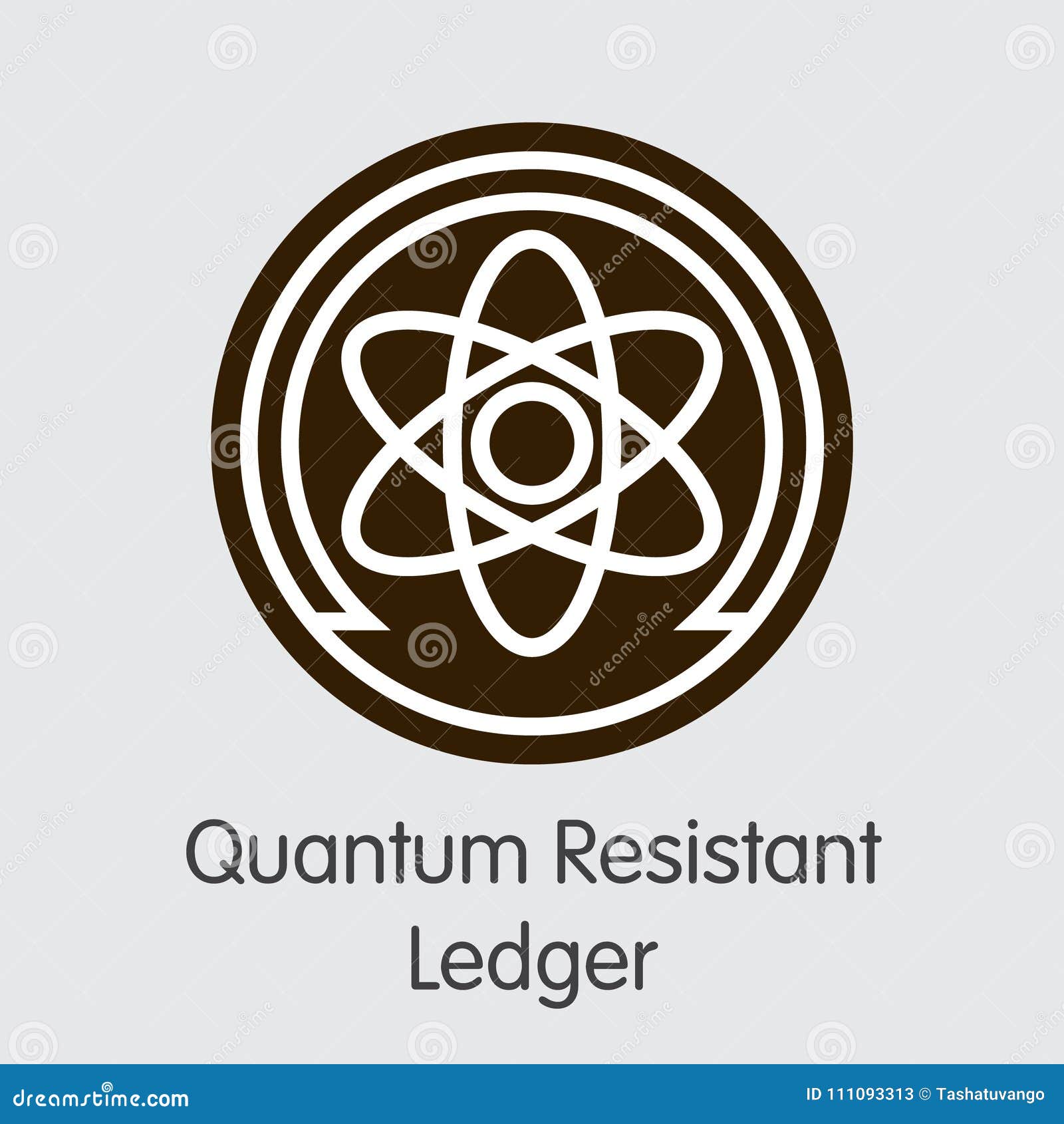 Quantum Resistant Ledger - Digital Currency Element. Stock Vector ... Quantum Resistant Ledger - Digital Currency Element. Stock Vector ...