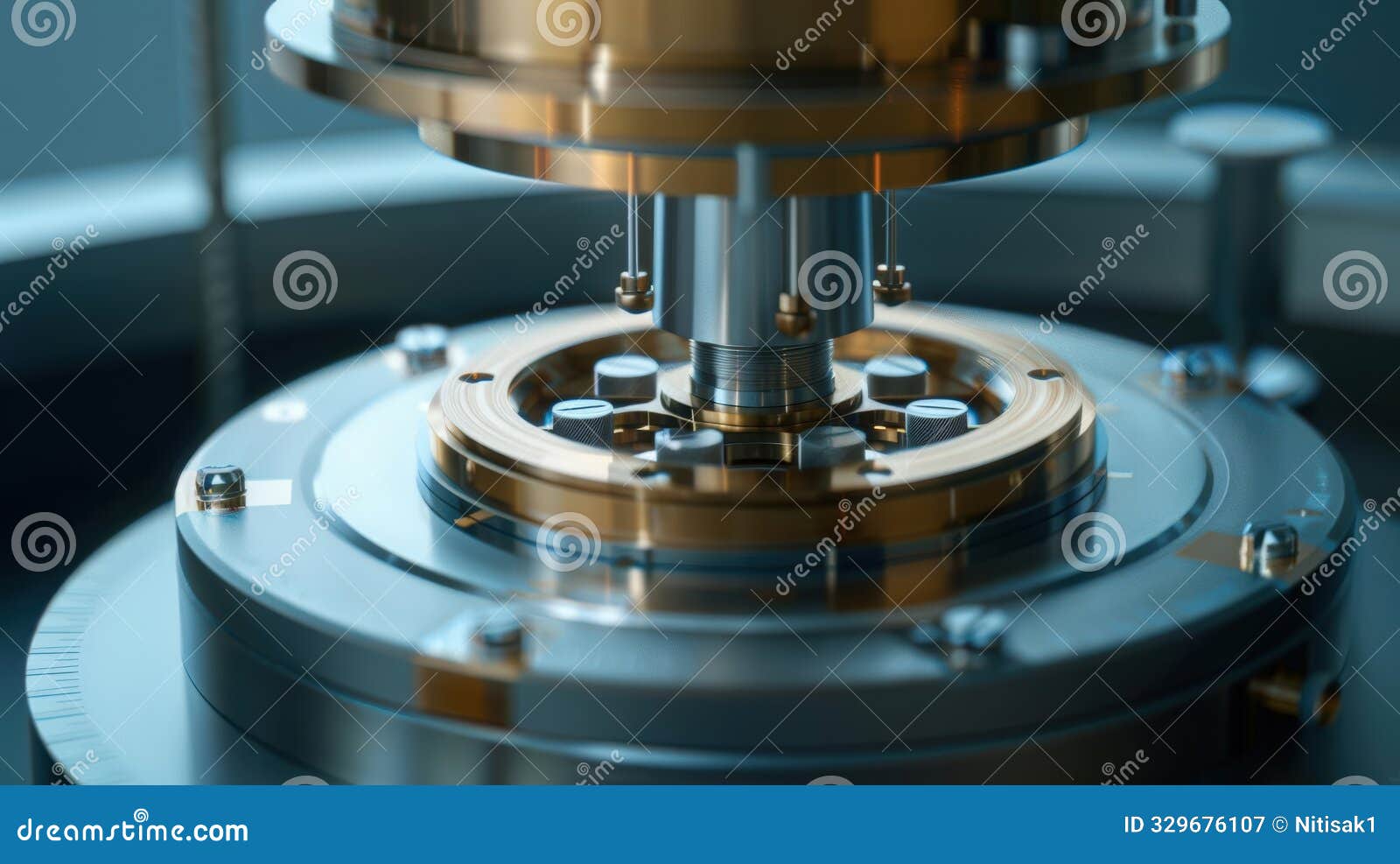 Quantum Sensing Gravity Measurement Device Stock Image - Image of ...