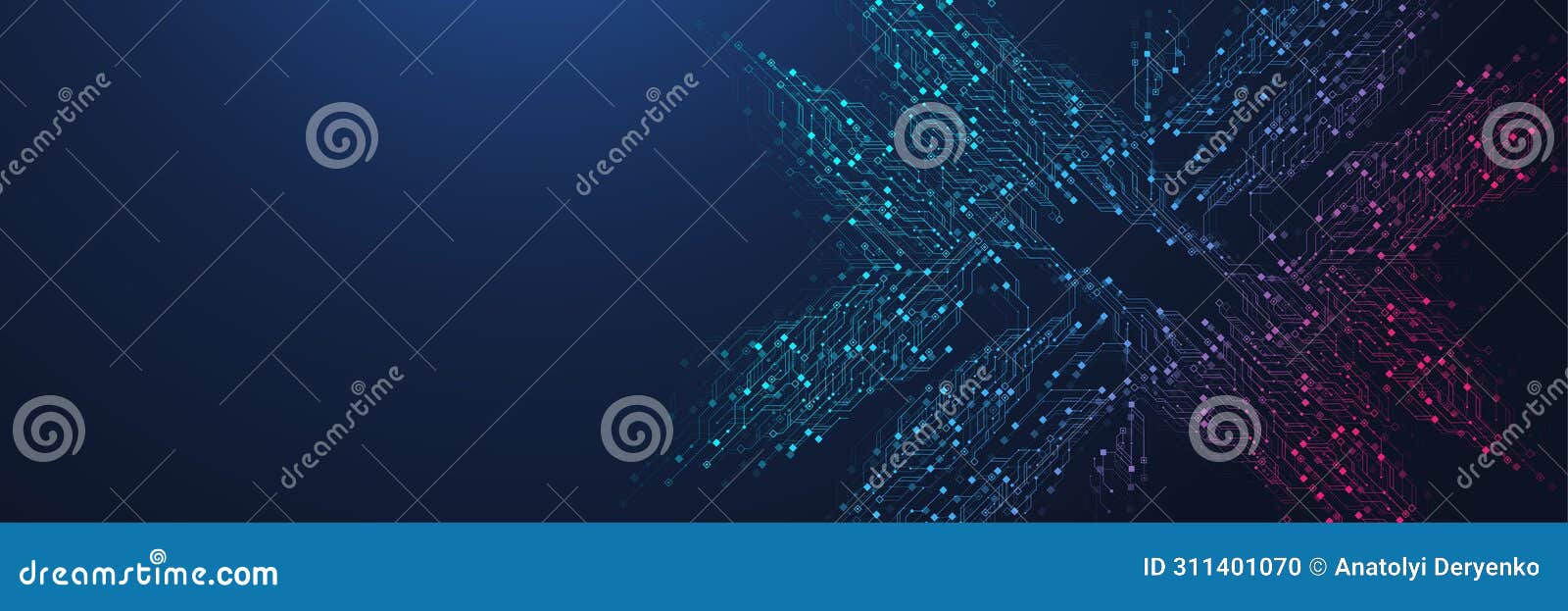 Quantum Technologies Concept. Deep Learning Artificial Intelligence ...