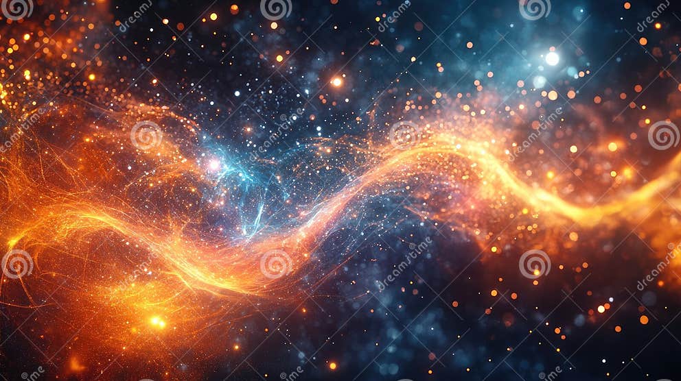 Quantum Threads: Concept of Quantum Strings, Illustrating the Intricate ...