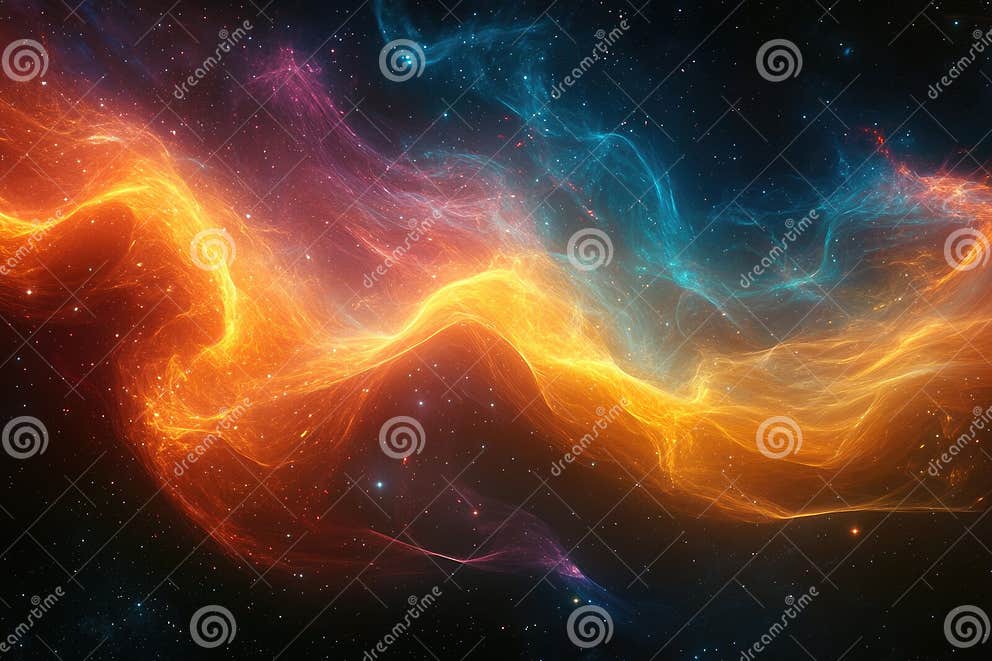 Quantum Threads: Concept of Quantum Strings, Illustrating the Intricate ...