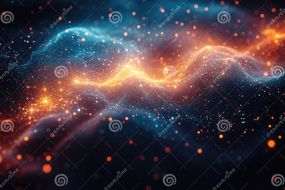 Quantum Threads: Concept of Quantum Strings, Illustrating the Intricate ...