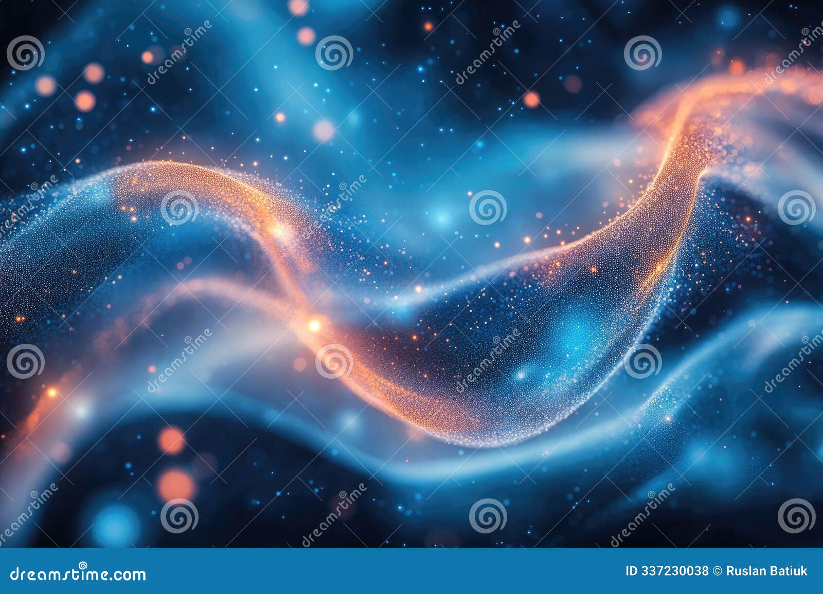 Quantum Threads: Concept of Quantum Strings, Illustrating the Intricate ...