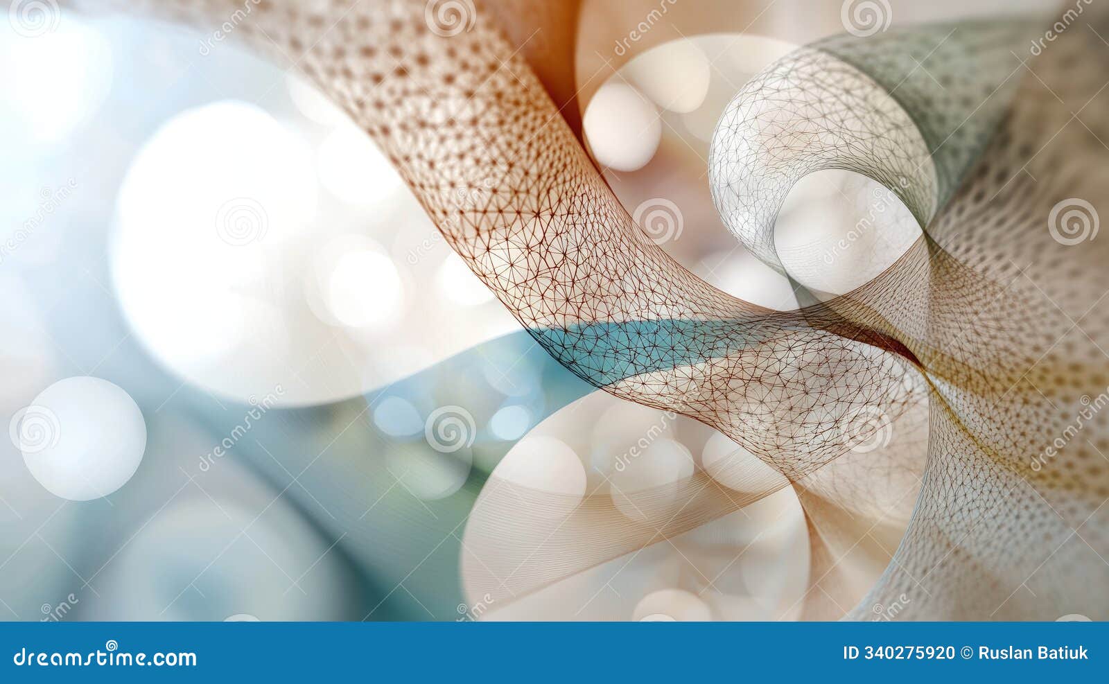 Quantum Threads: Concept of Quantum Strings, Illustrating the Intricate ...