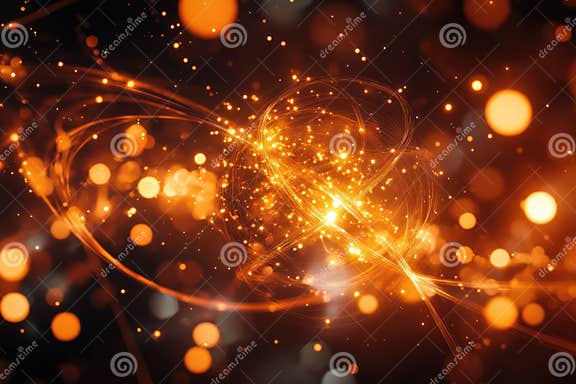 Quantum Threads: Concept of Quantum Strings, Illustrating the Intricate ...