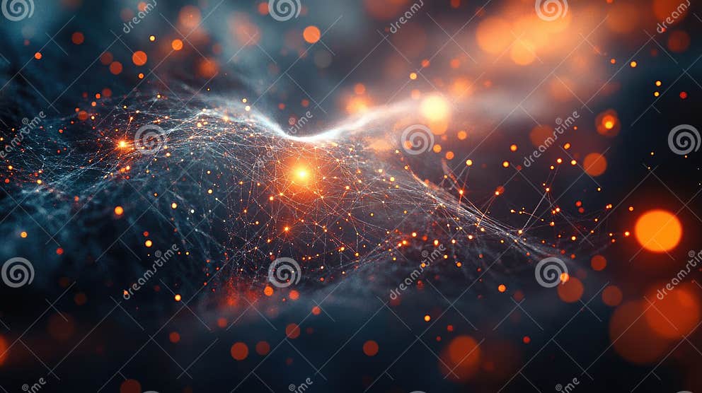 Quantum Threads: Concept of Quantum Strings, Illustrating the Intricate ...