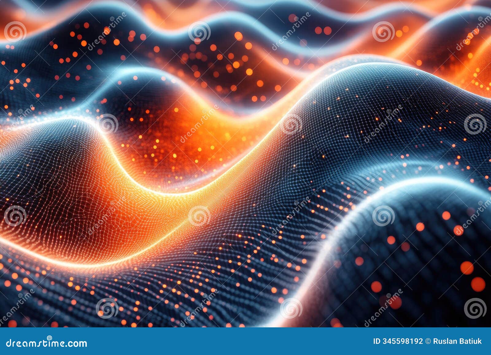 Quantum Threads: Concept of Quantum Strings, Illustrating the Intricate ...