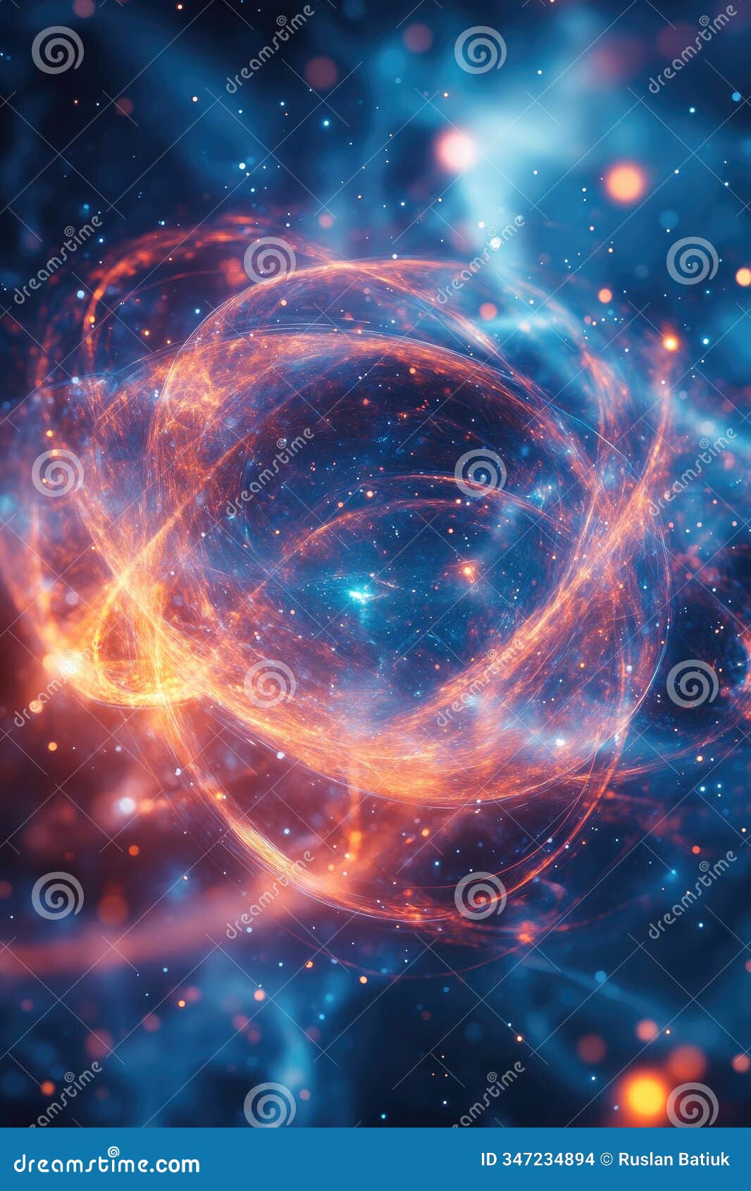 Quantum Threads: Concept of Quantum Strings, Illustrating the Intricate ...