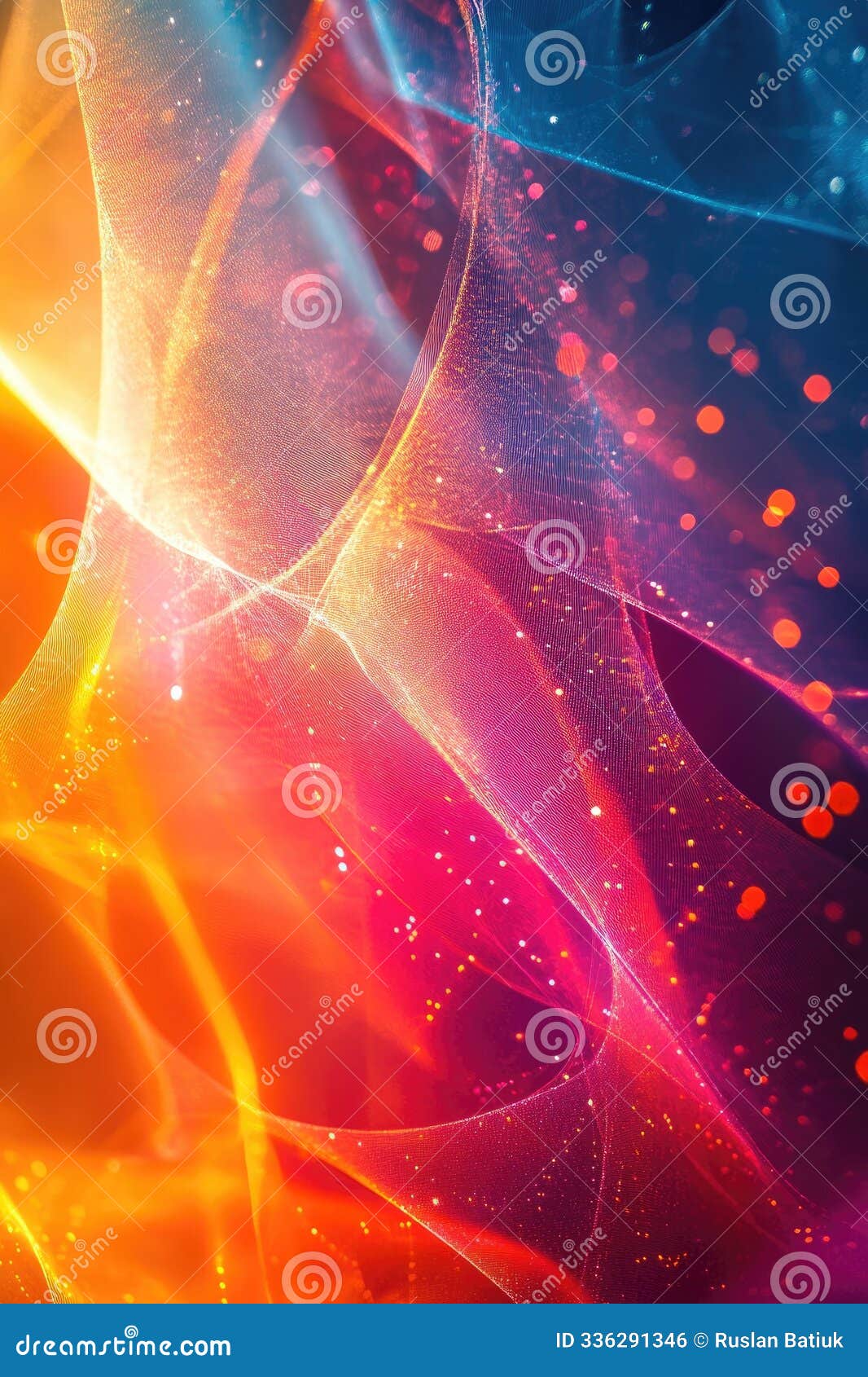 Quantum Threads: Concept of Quantum Strings, Illustrating the Intricate ...