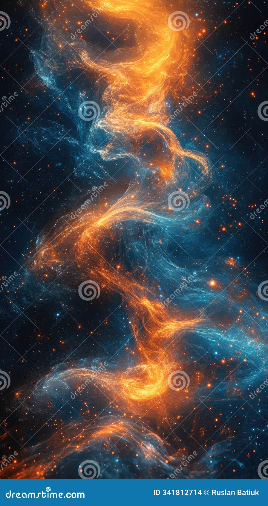 Quantum Threads: Concept of Quantum Strings, Illustrating the Intricate ...