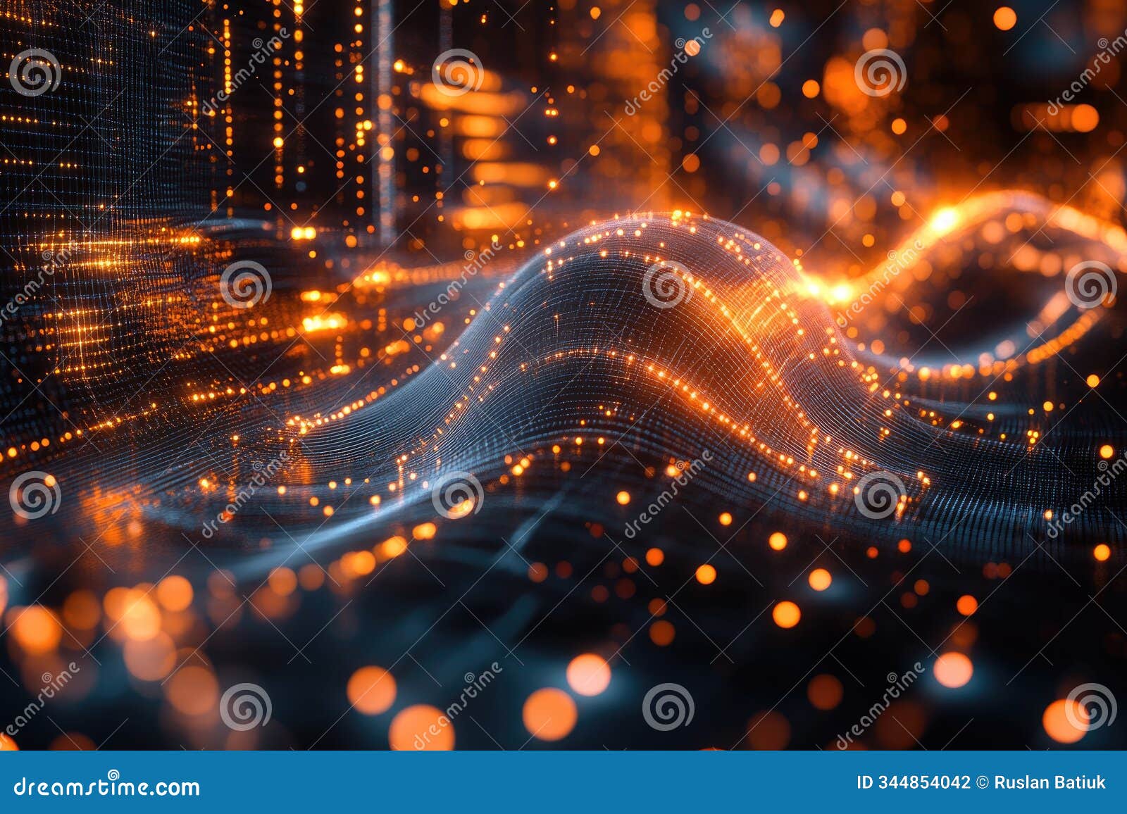 Quantum Threads: Concept of Quantum Strings, Illustrating the Intricate ...