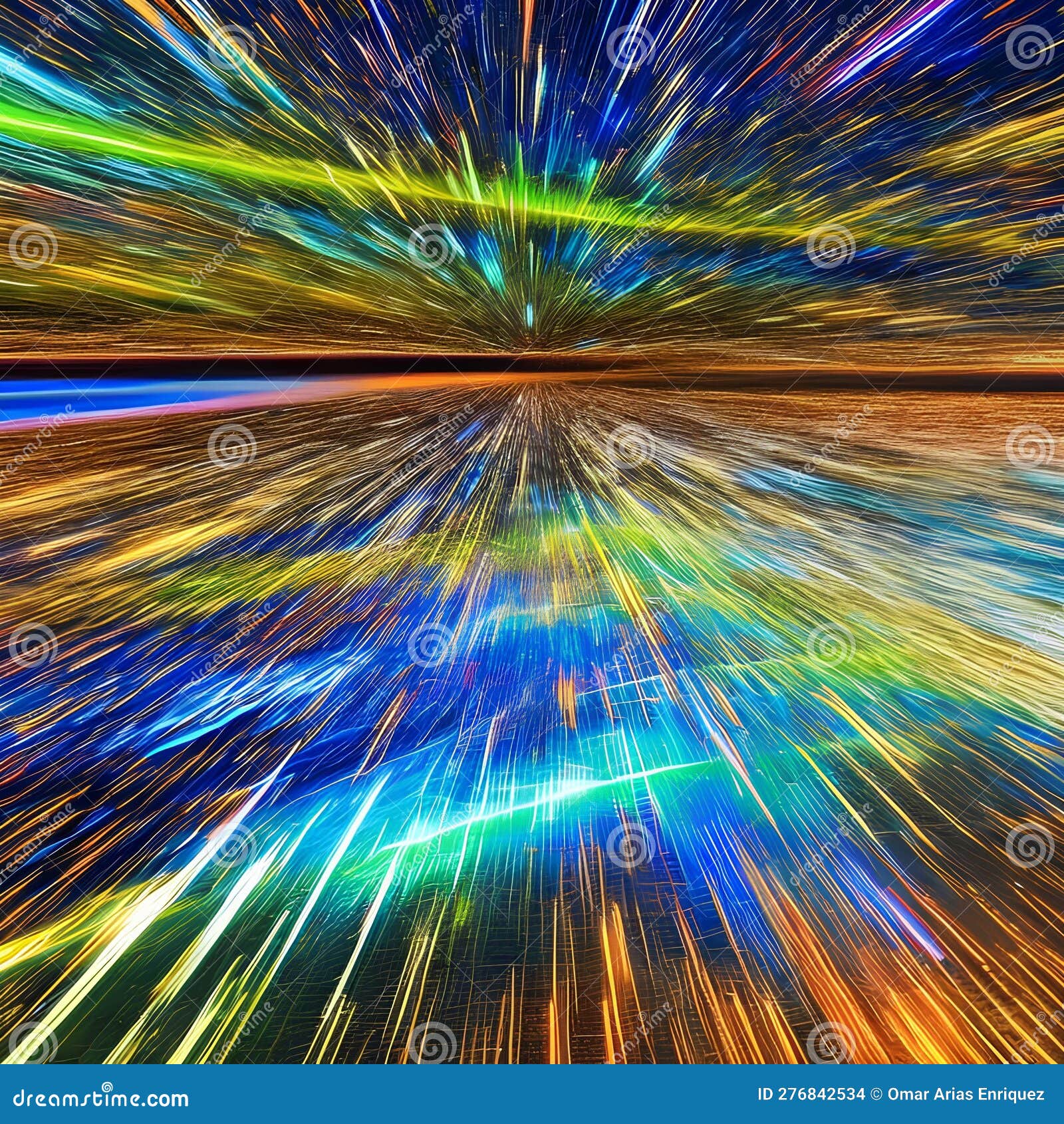 Quantum World: an Abstract Representation of the World, Created with ...