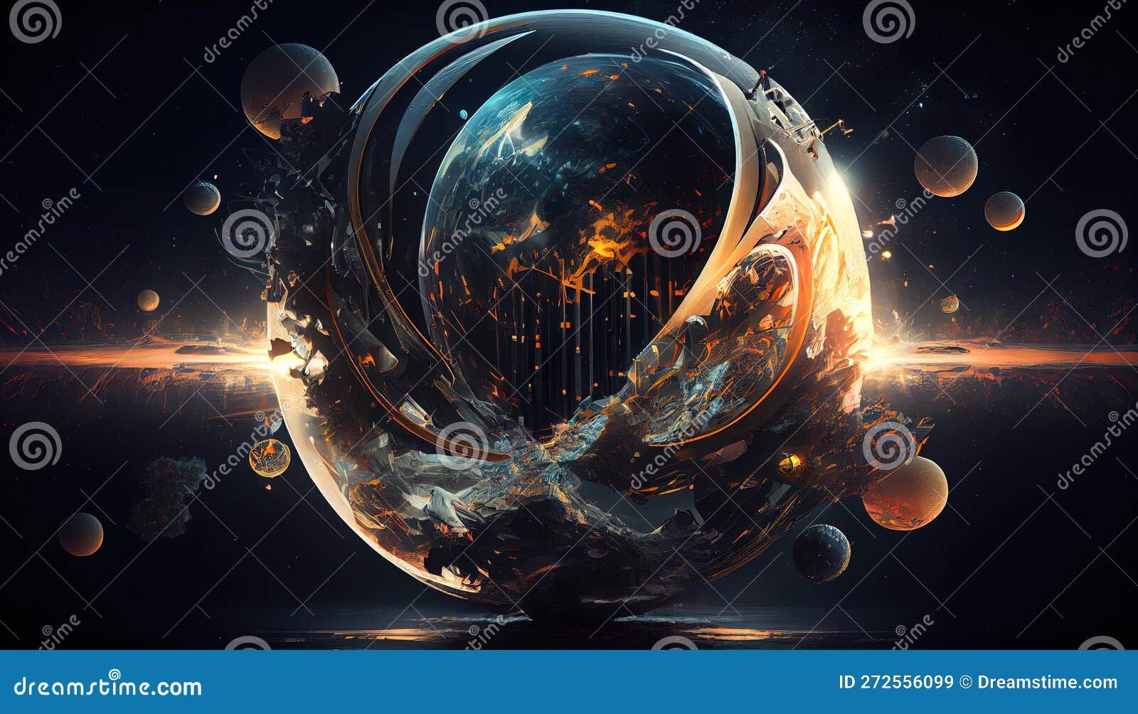 Quantum World, Quantum Mechanics Stock Illustration | CartoonDealer.com ...