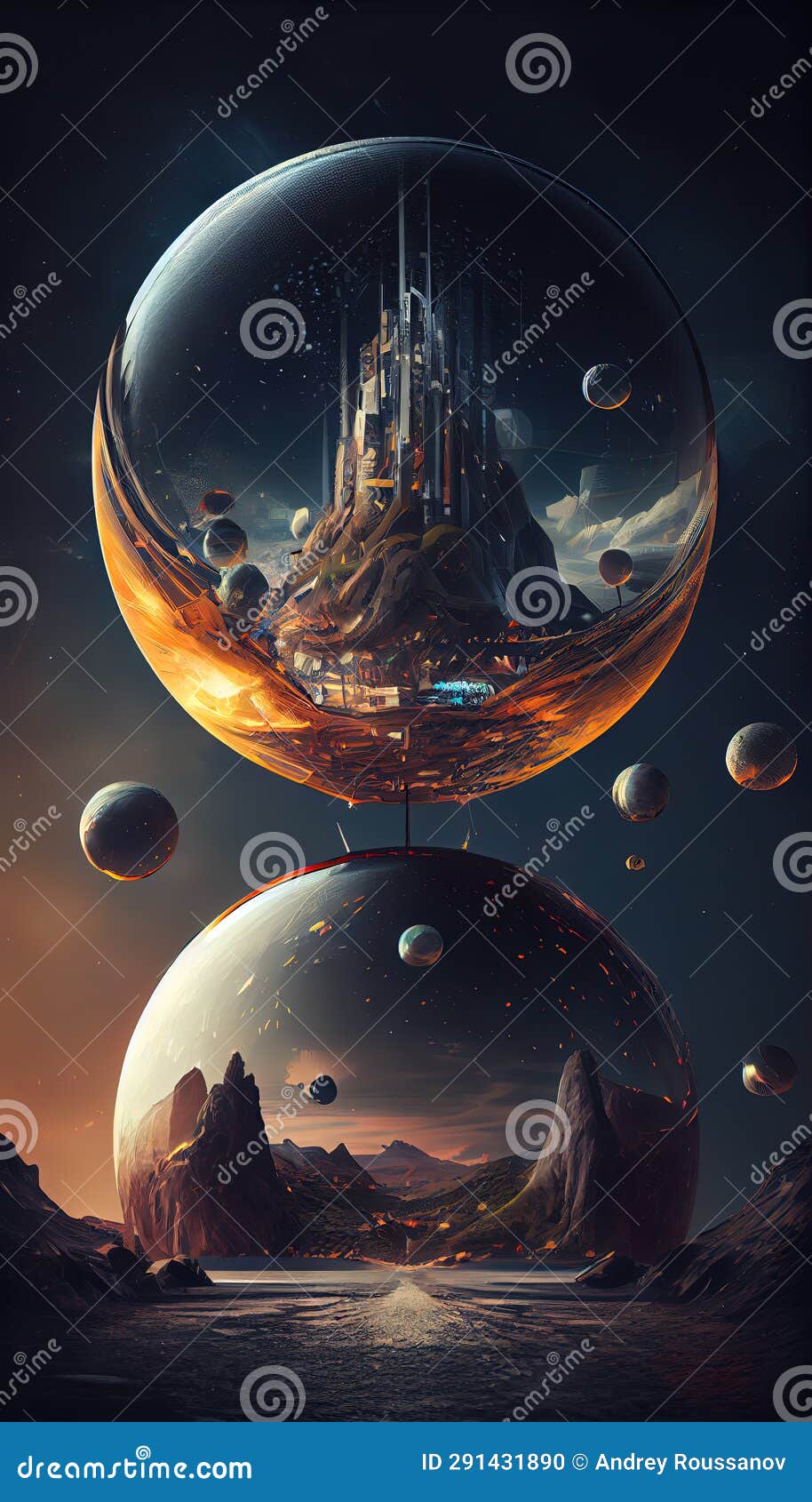 Quantum World Background. Ai Generated. Stock Photo - Image of abstract ...