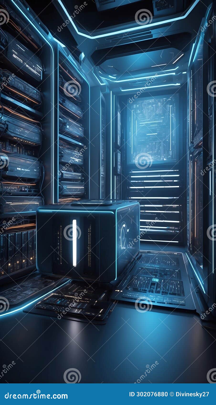 QuantumQuotient: Data Symphony in 3D. AI Generate Stock Illustration ... QuantumQuotient: Data Symphony in 3D. AI Generate Stock Illustration ...