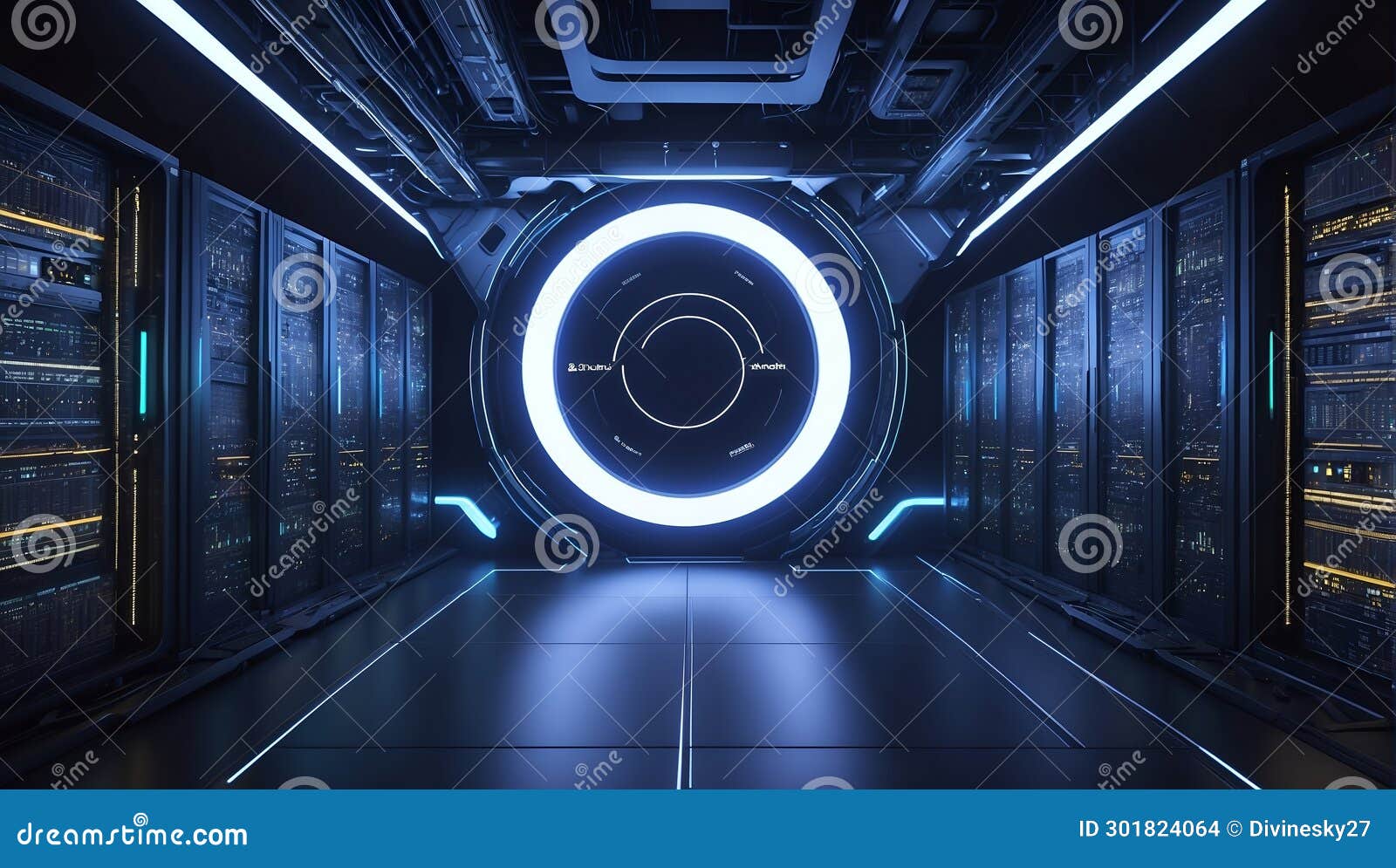 QuantumQuotient: A 3D Glimpse Into Data Evolution. AI Generate Royalty ...