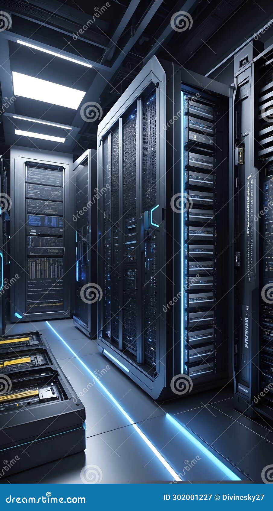 QuantumQuotient S Data Marvel: 3D Revolution. AI Generate Stock ...