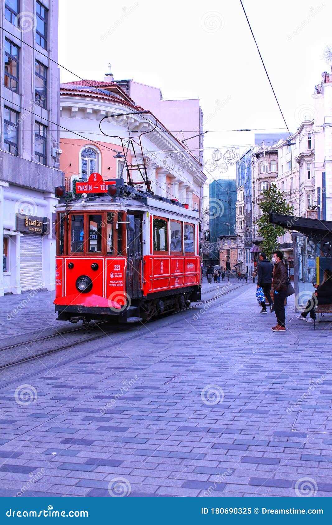 Quarantine in Istanbul / Red Tramway Editorial Image - Image of ...