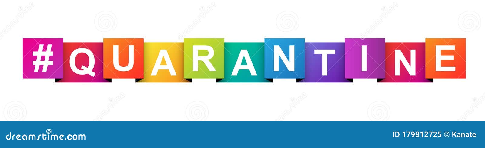Quarantine Paper Banner. Vector. Illustration Stock Vector ...