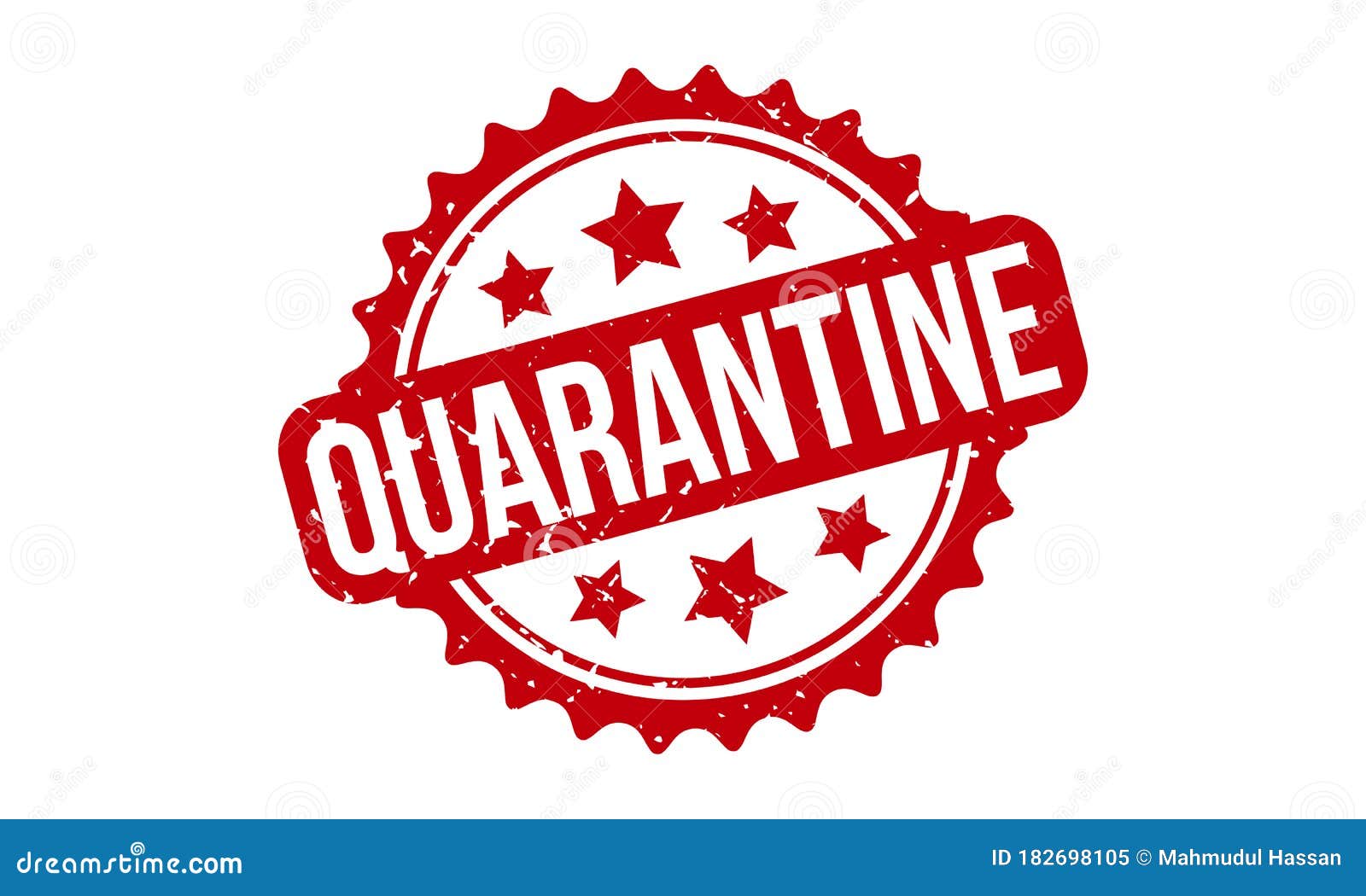 Quarantine Rubber Stamp. Red Quarantine Rubber Grunge Stamp Seal Vector ...