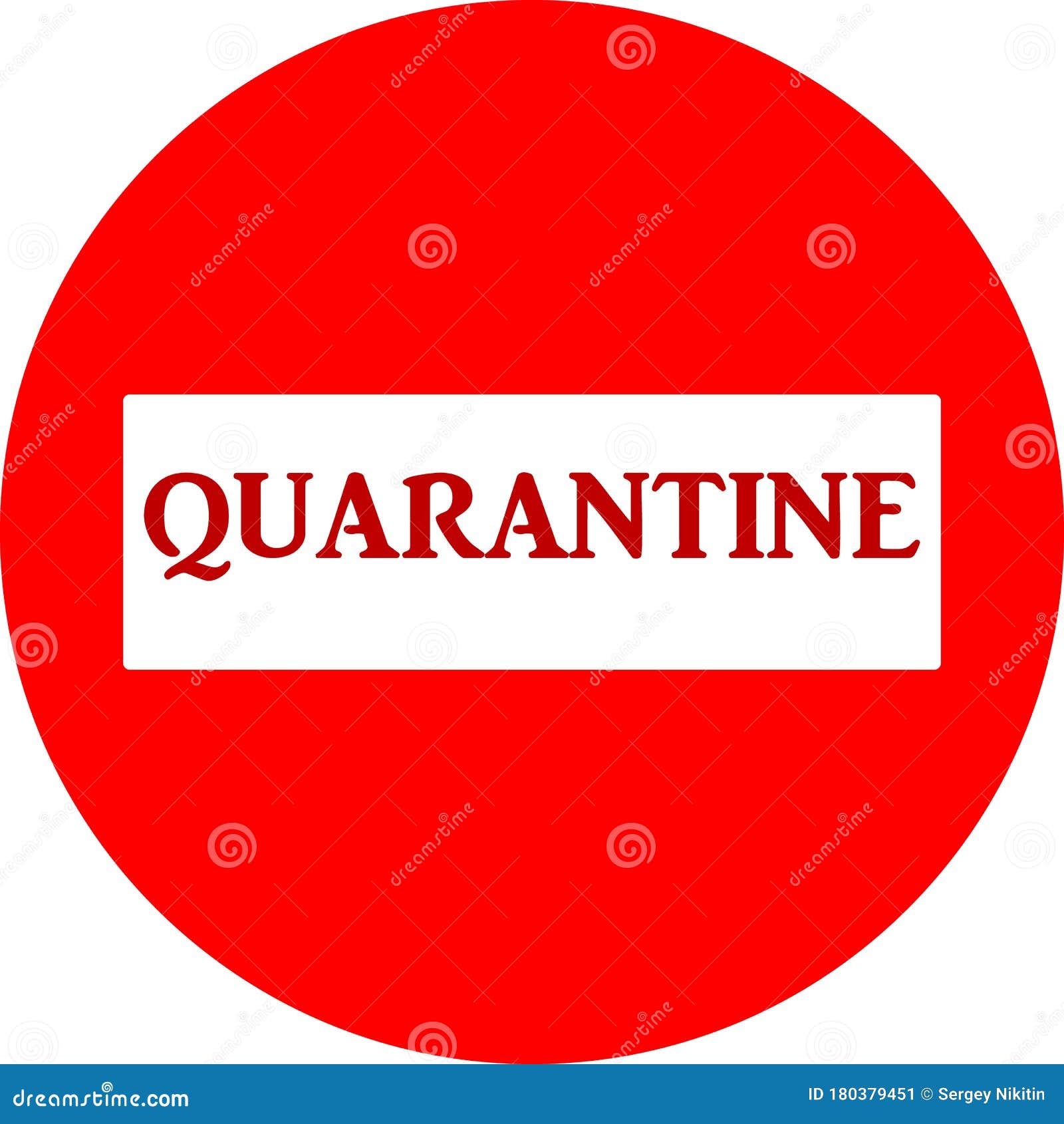 Quarantine Sign or Stamp on White Background Stock Illustration ...
