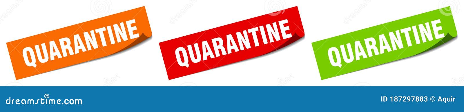 Quarantine Sticker. Quarantine Square Isolated Sign Stock Vector ...